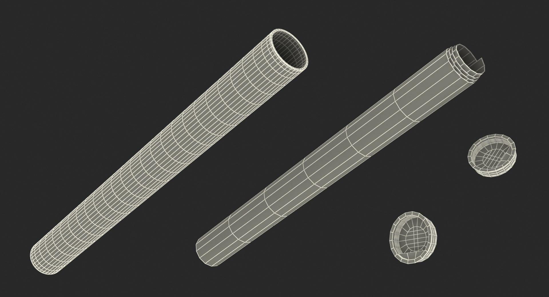 Cardboard Tube Papers 3D Model - TurboSquid 1283810