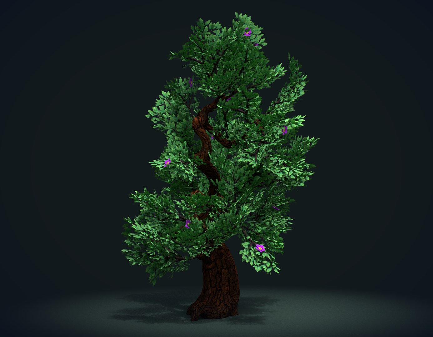 Tree flowers 3D model - TurboSquid 1408370