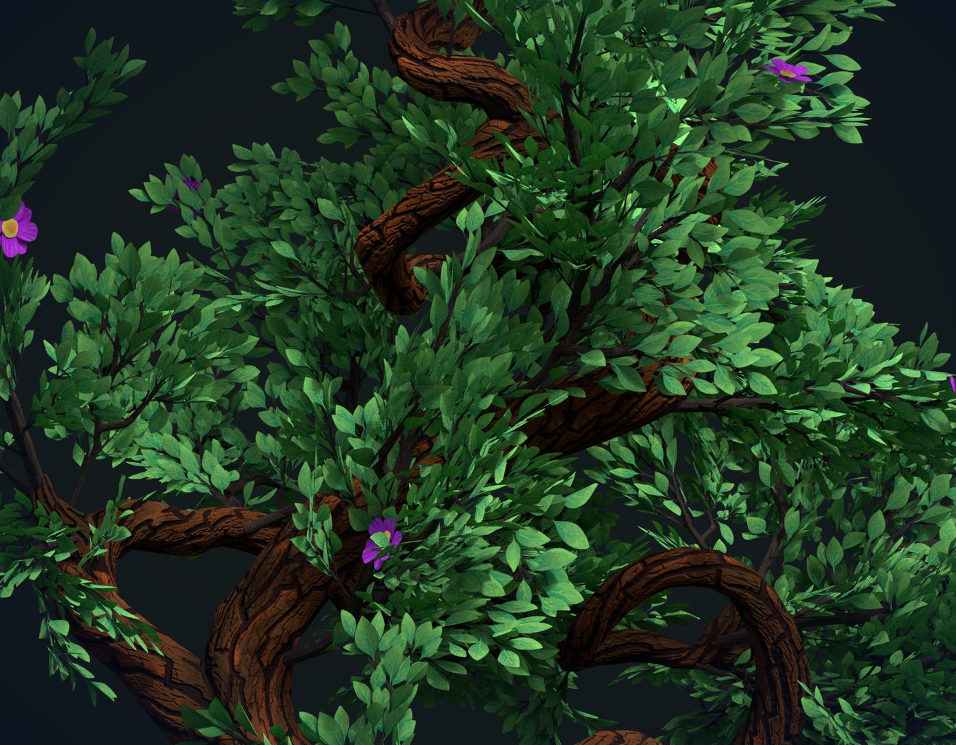 Tree Flowers 3D Model - TurboSquid 1408370