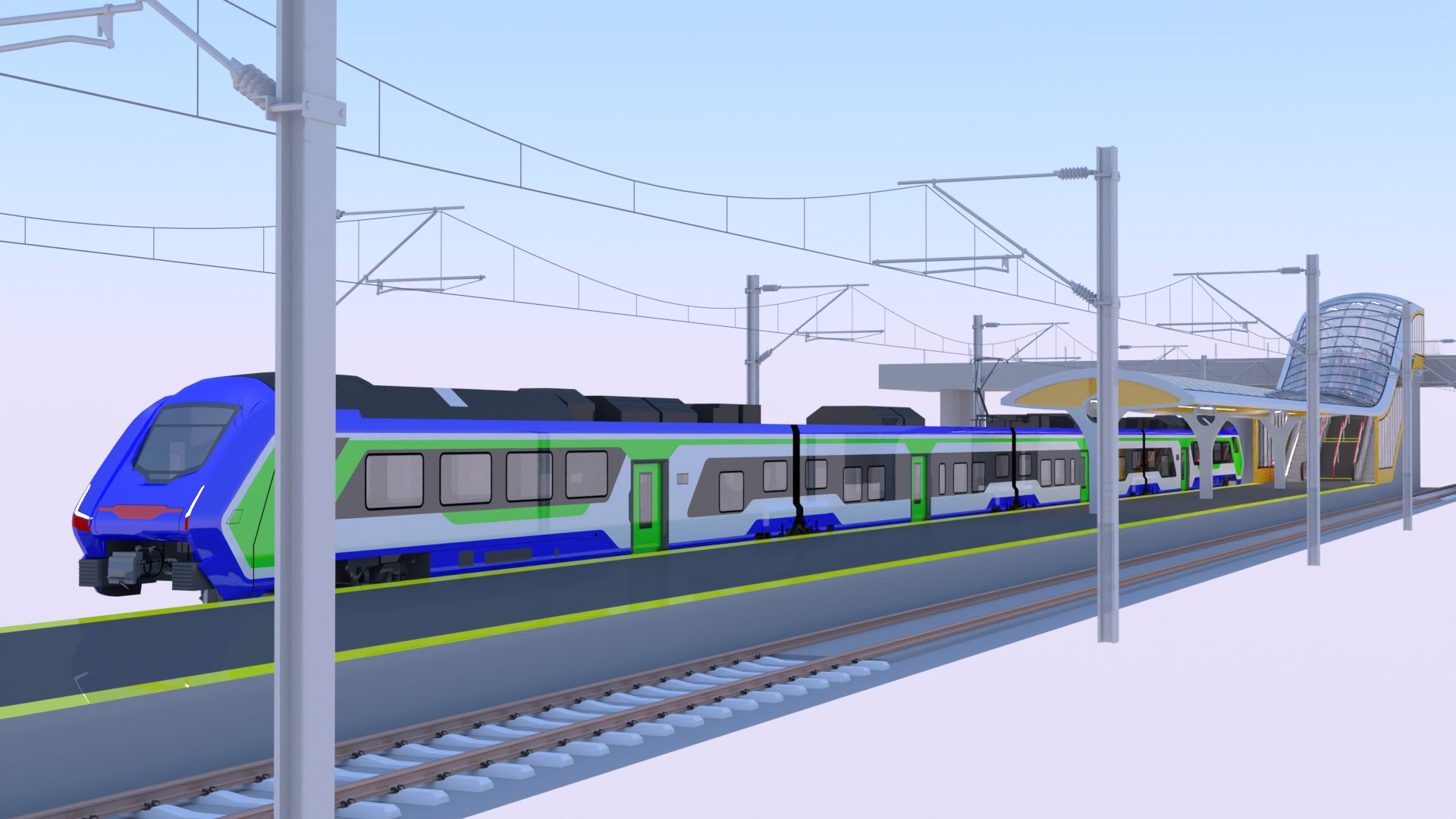 European Trains Tram Bundle 3D - TurboSquid 2397934