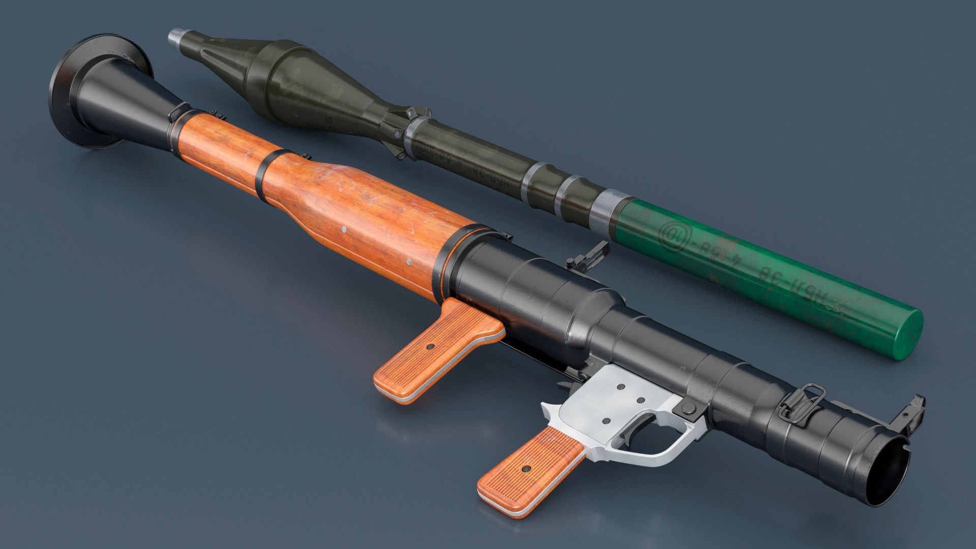 3D RPG-7 Rocket Propelled Grenade Launcher - TurboSquid 2206097