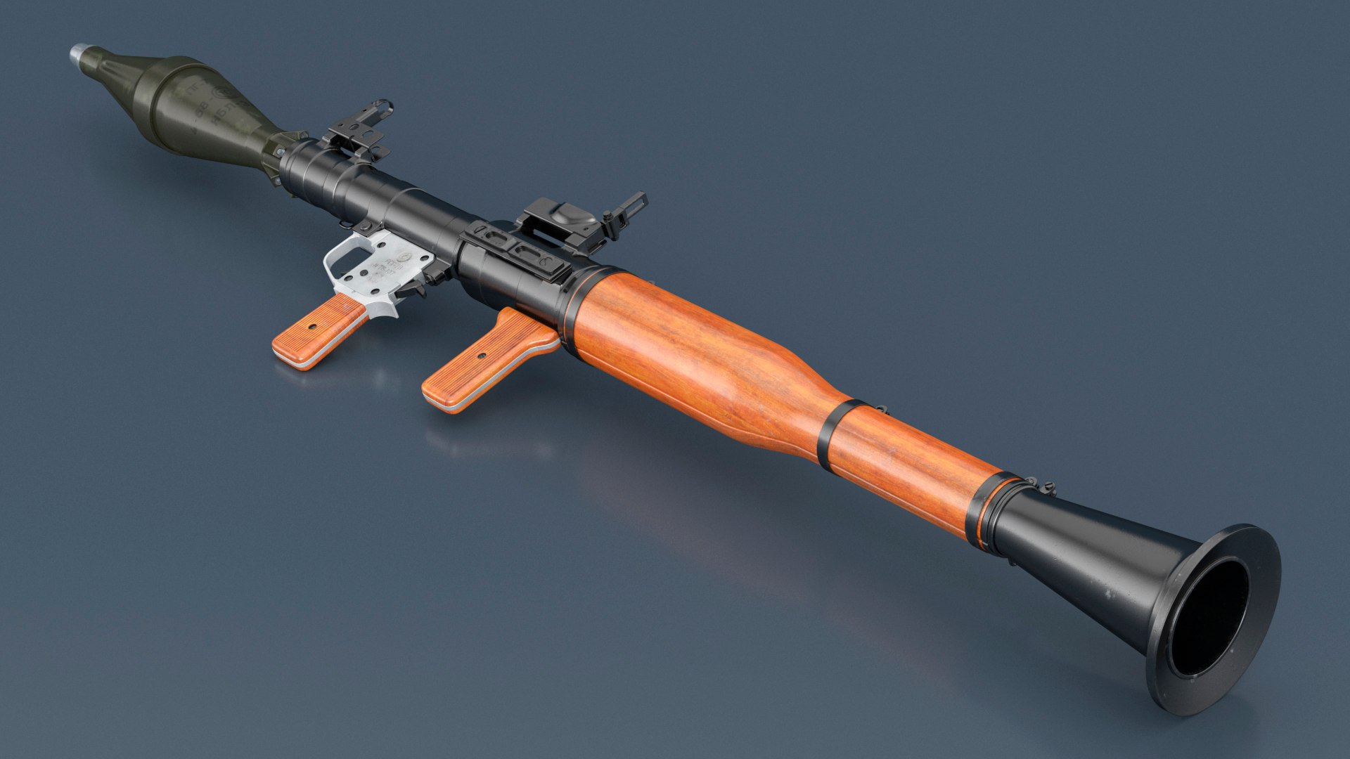 3D RPG-7 Rocket Propelled Grenade Launcher - TurboSquid 2206097
