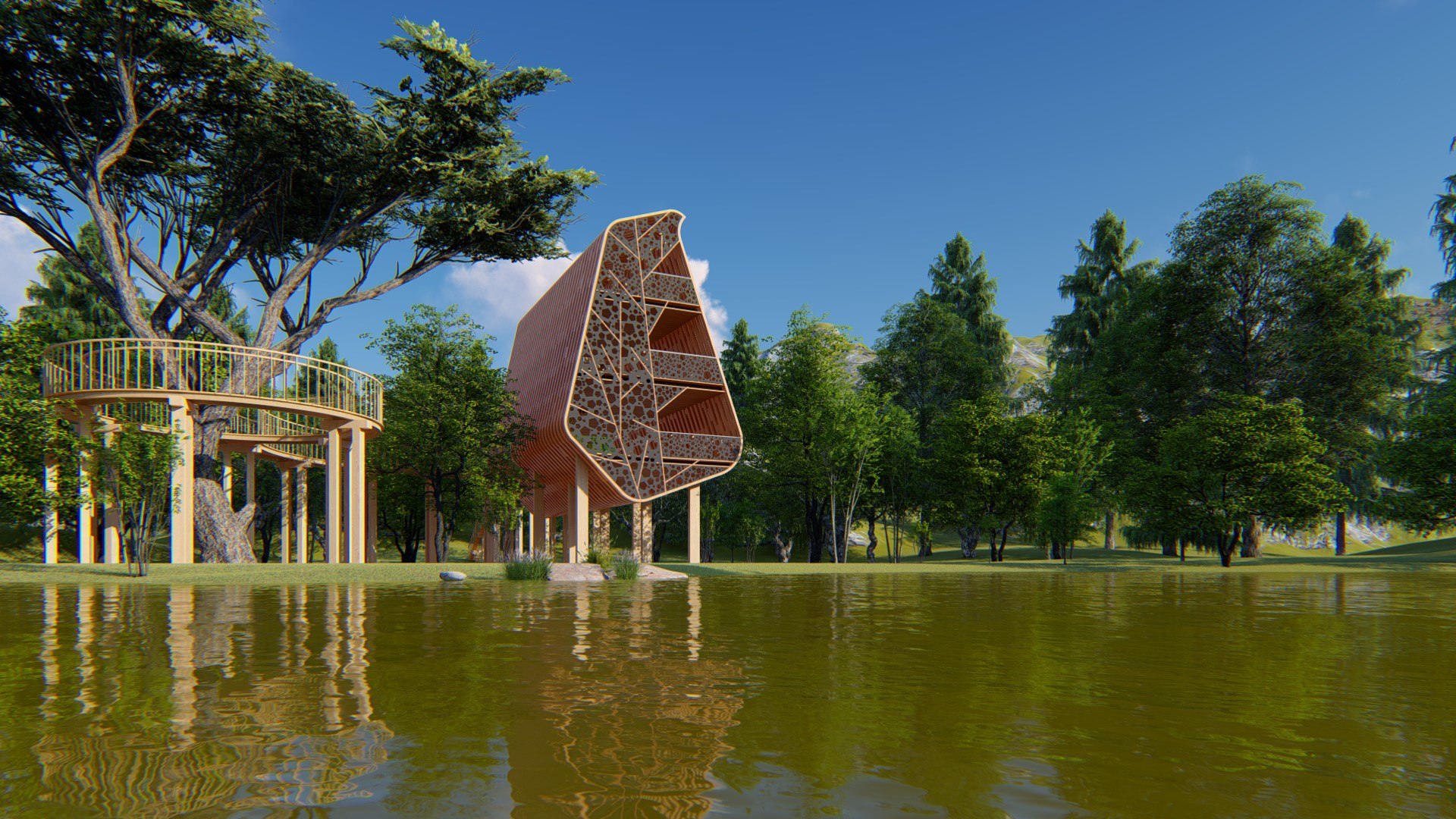 3D tree house model - TurboSquid 1489880