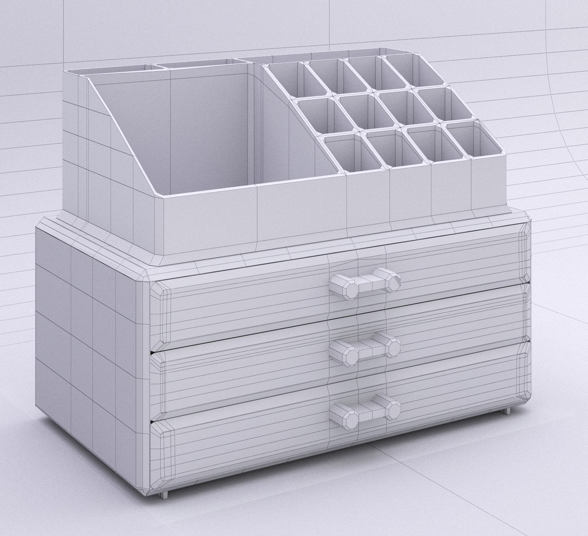 3D Model Acrylic Organizer - TurboSquid 1315101