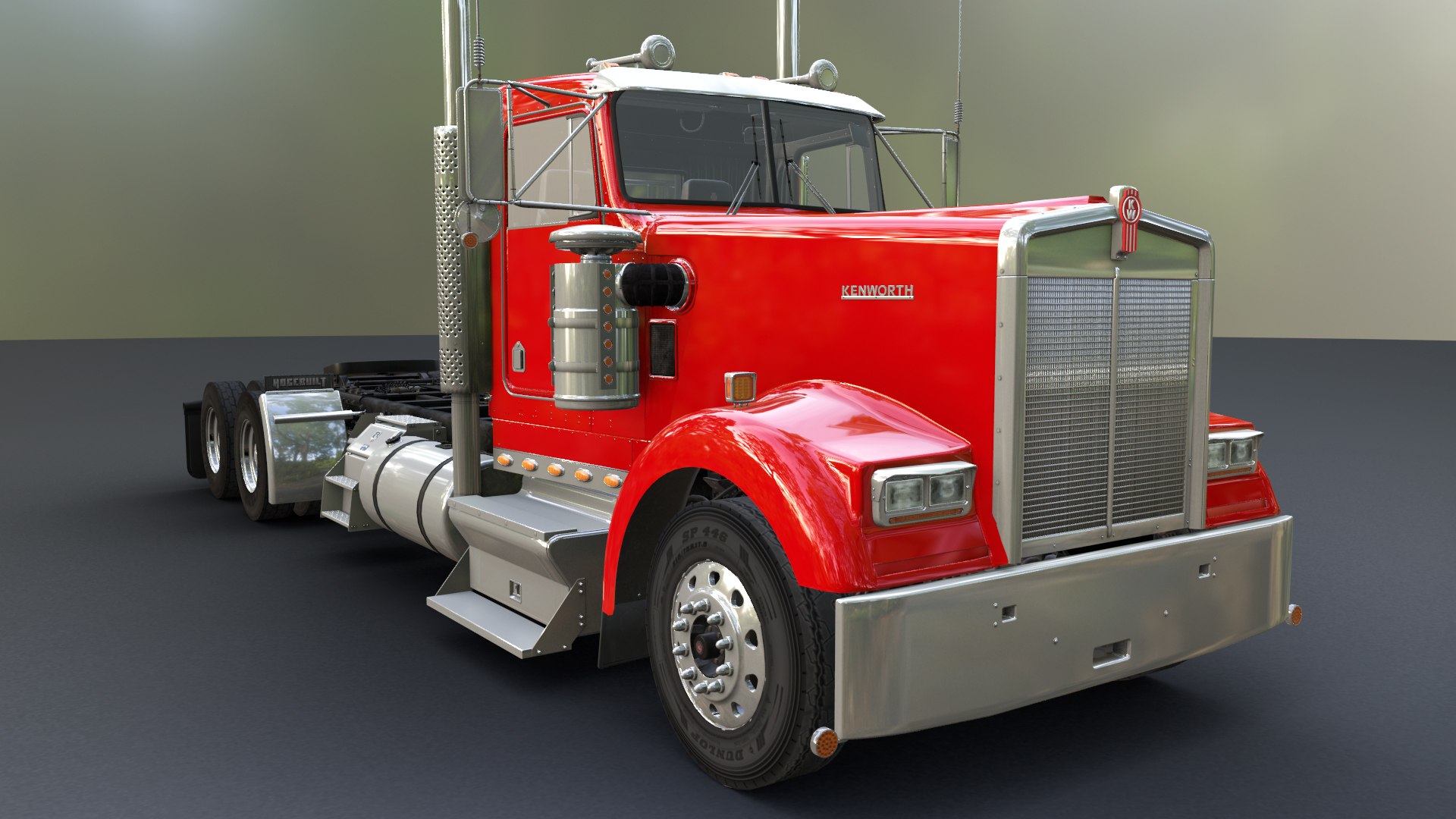 Kenworth W900 3D-Modell - TurboSquid 2105656