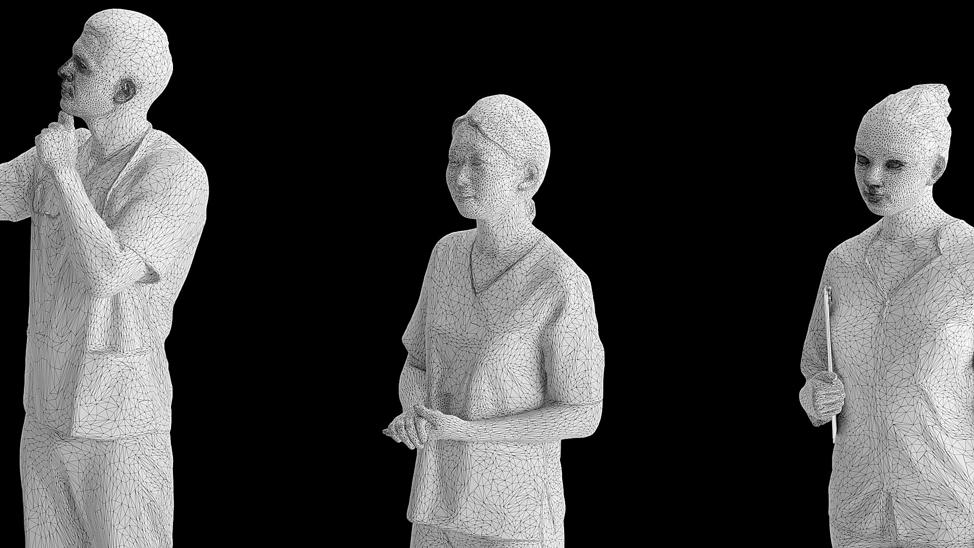 3D Medical Staff Set X7 Model - TurboSquid 2384241