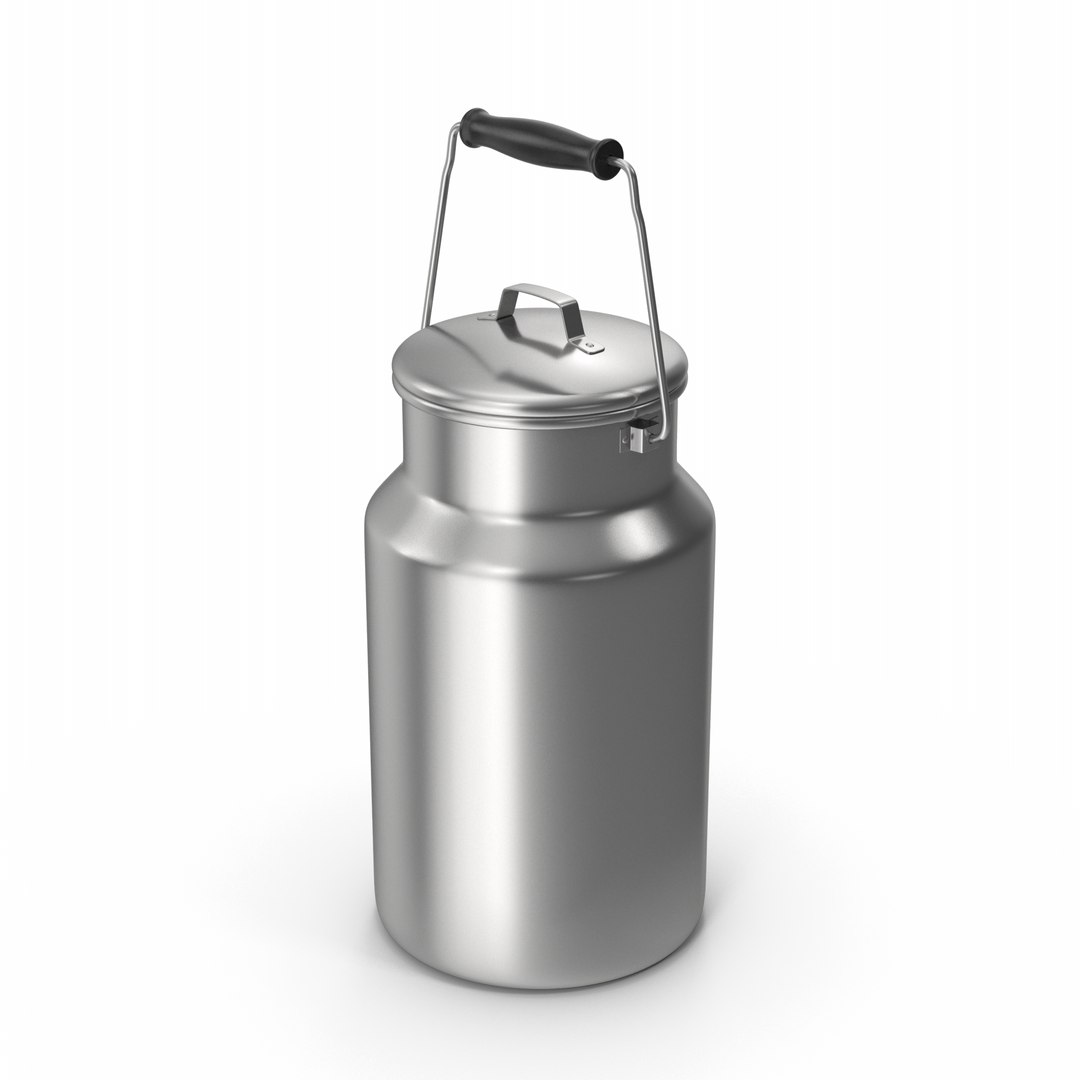 Milk Can 3D - TurboSquid 2193922