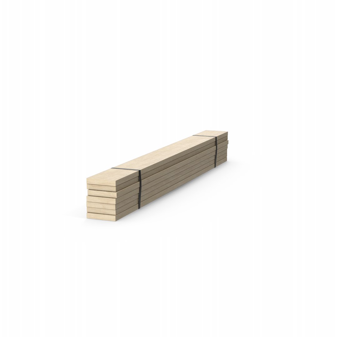 3D Stack Of Wood Planks Model - TurboSquid 2175485