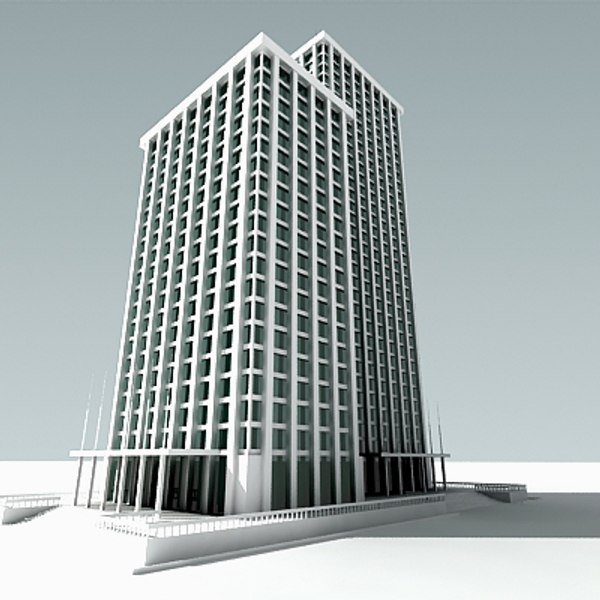 3D модель HD Building CBB - TurboSquid 483173