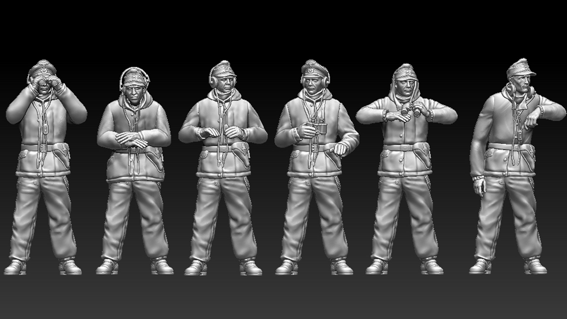 3D German Tank Crew Ww2 Model - TurboSquid 1764235