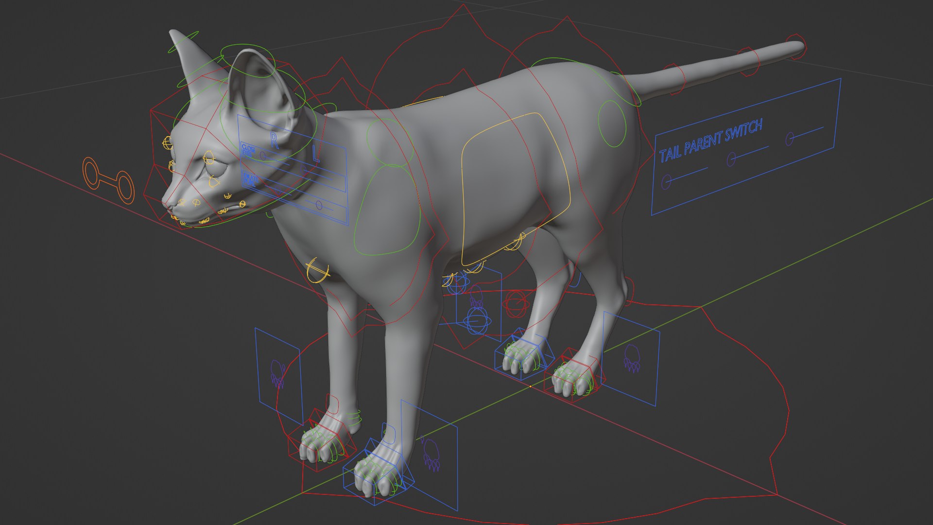 Cat Siamese ANIMATED 3D model - TurboSquid 2044655