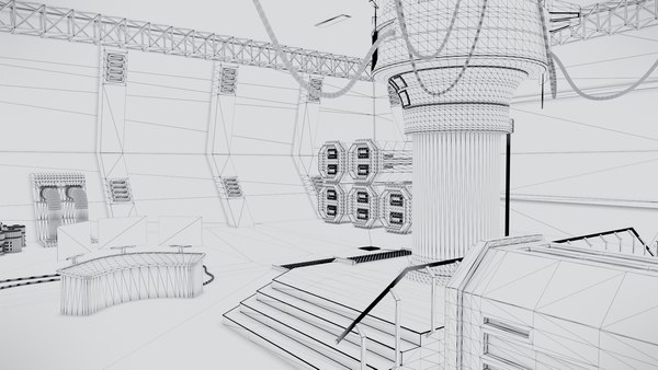 Sci-fi Experimental Laboratory model - TurboSquid 1743705
