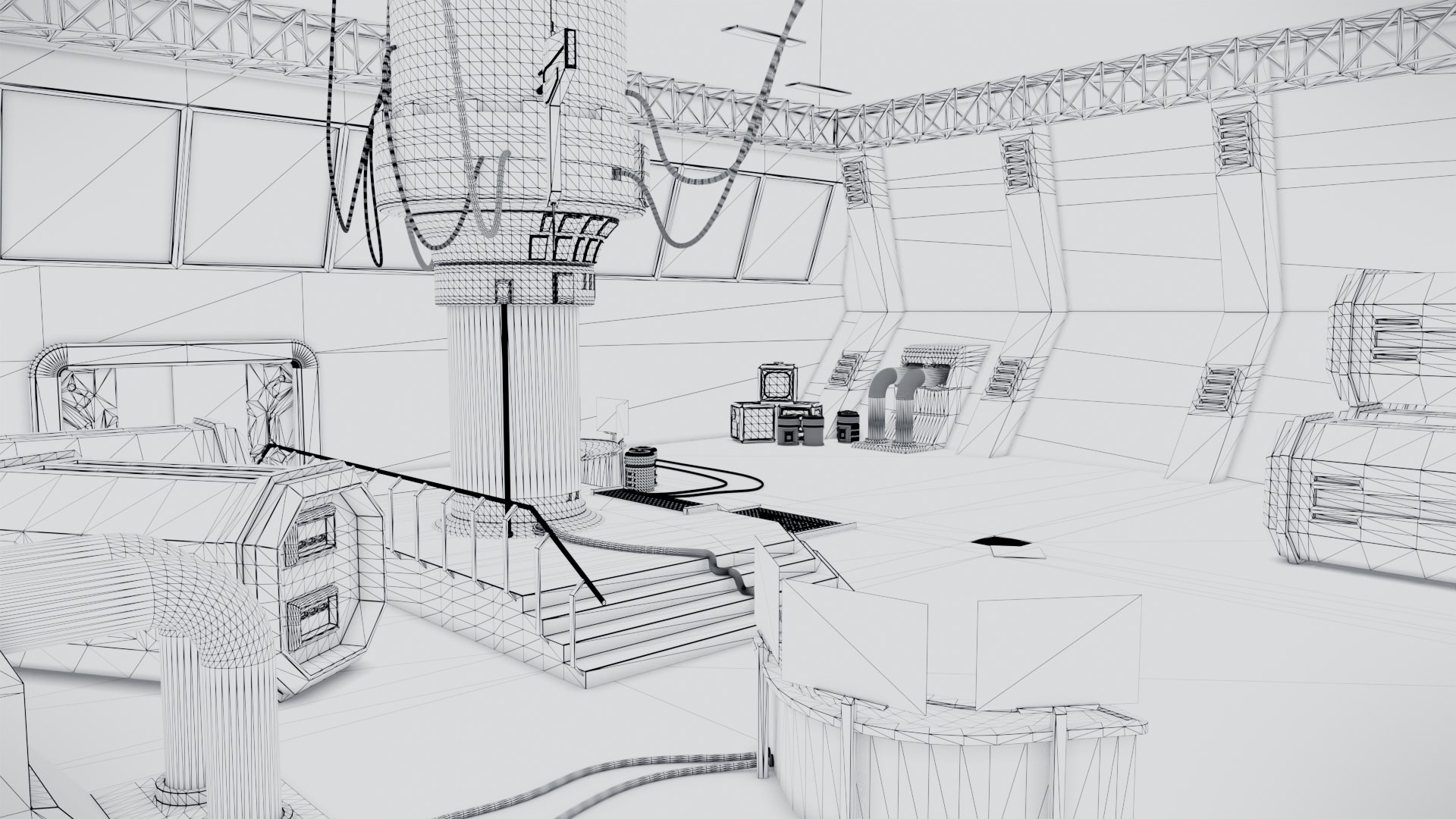 Sci-fi Experimental Laboratory Model - TurboSquid 1743705