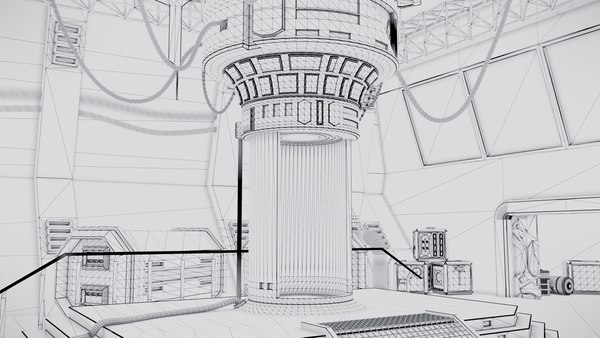 Sci-fi Experimental Laboratory model - TurboSquid 1743705