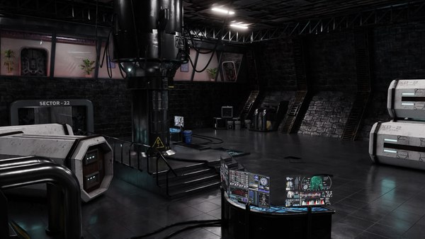 Sci-fi Experimental Laboratory model - TurboSquid 1743705