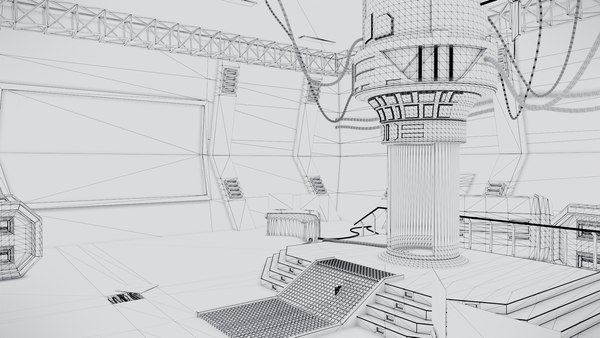 Sci-fi Experimental Laboratory model - TurboSquid 1743705