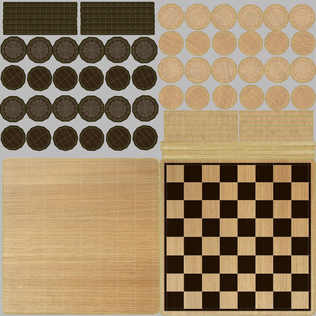 Checkers Model - TurboSquid 1826300