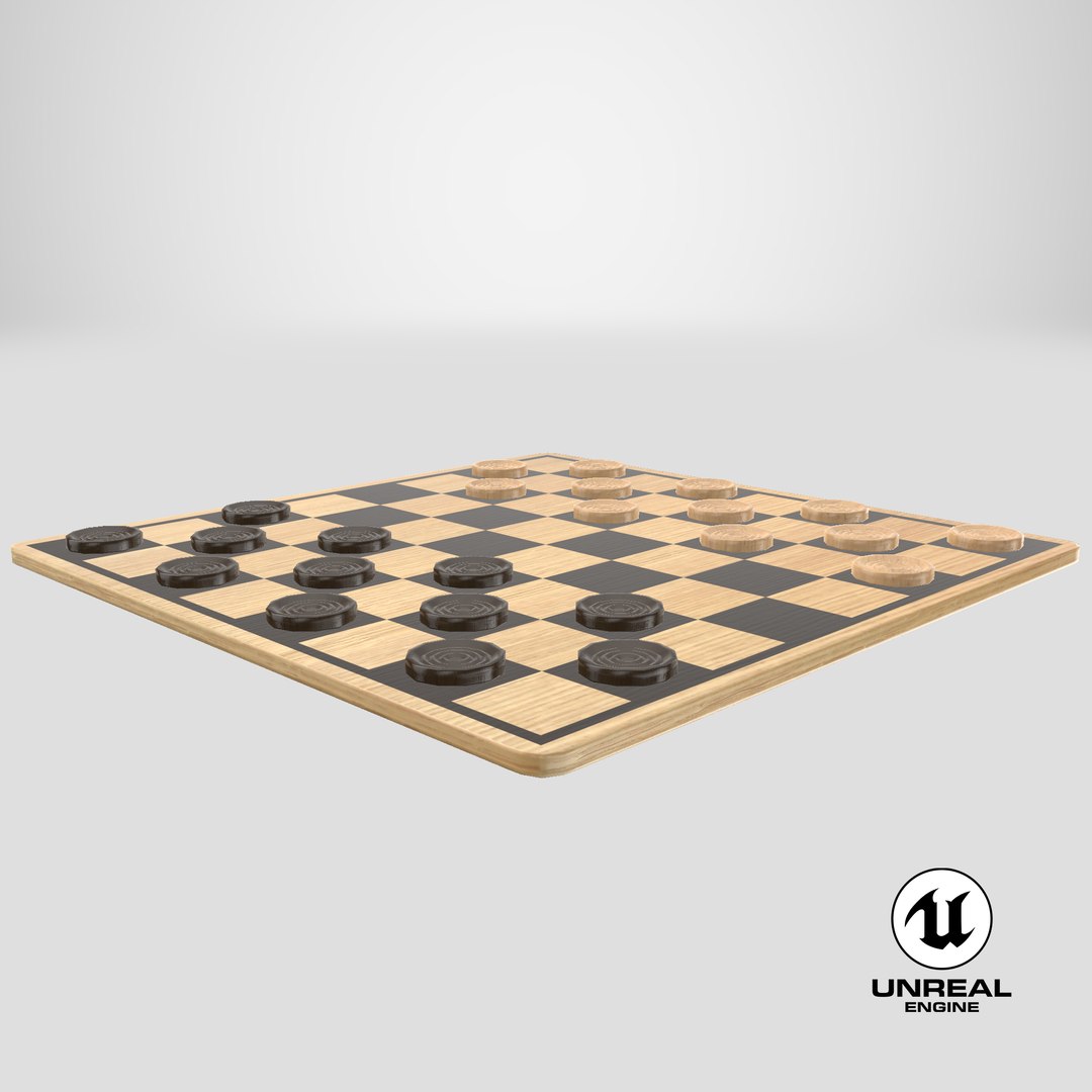 Checkers Model - TurboSquid 1826300