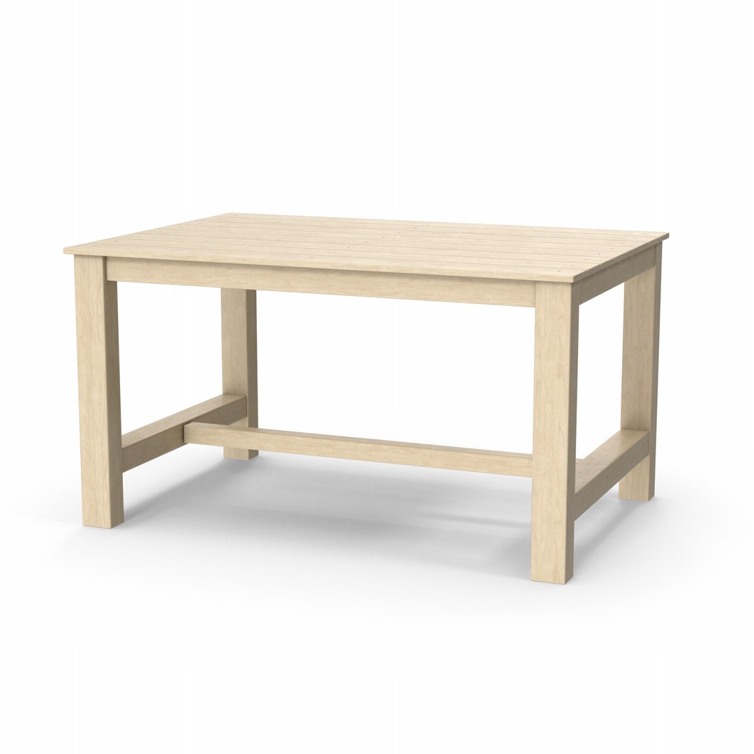 Wooden Table Model - TurboSquid 2256148