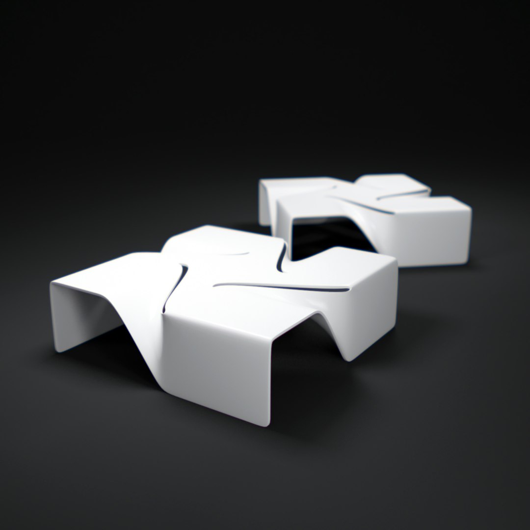 T-vertigo-side-table 3d Model