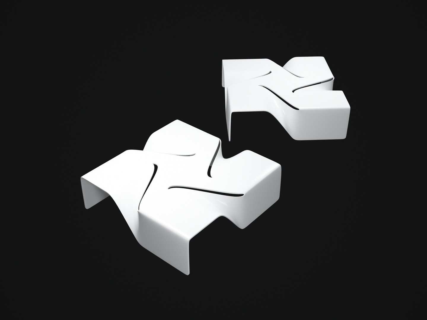 T-vertigo-side-table 3d Model