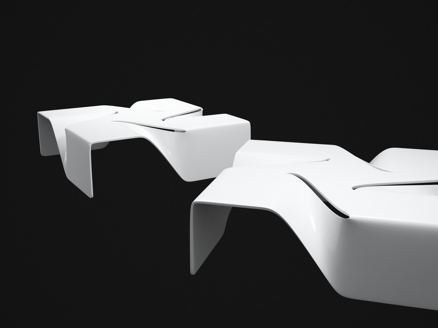 T-vertigo-side-table 3d Model