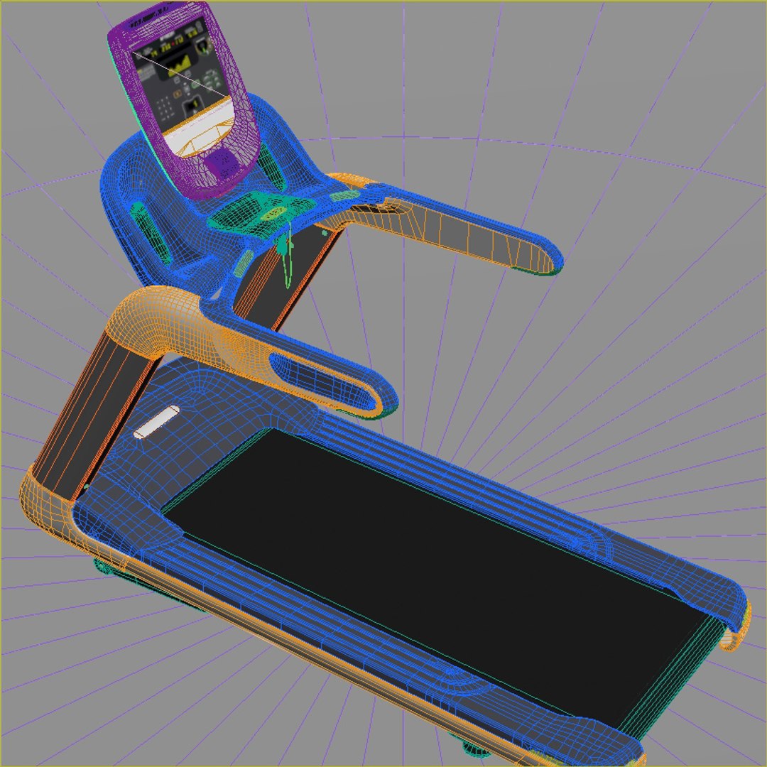 Precor Treadmill Trm 835 3D Model - TurboSquid 1235661
