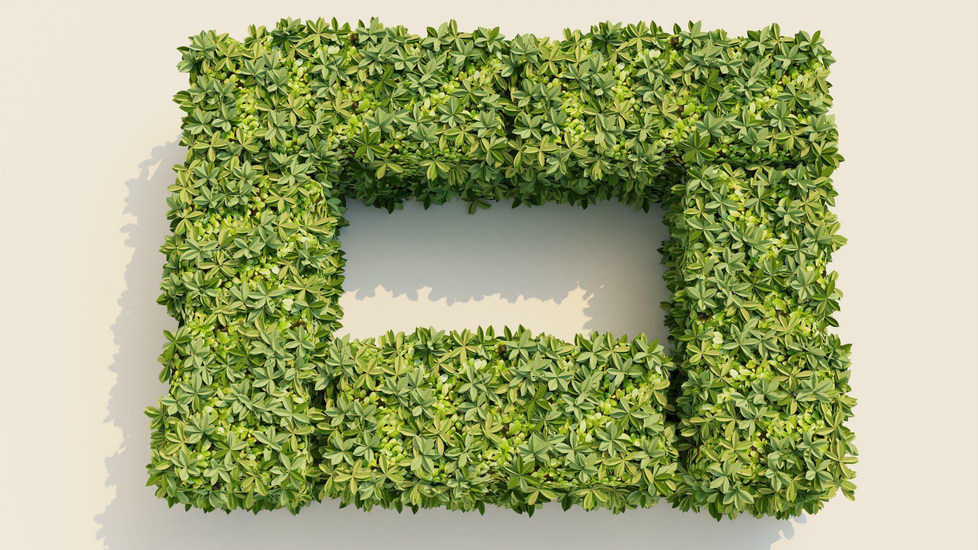 Hedge Stylized 3D Model - TurboSquid 1630301