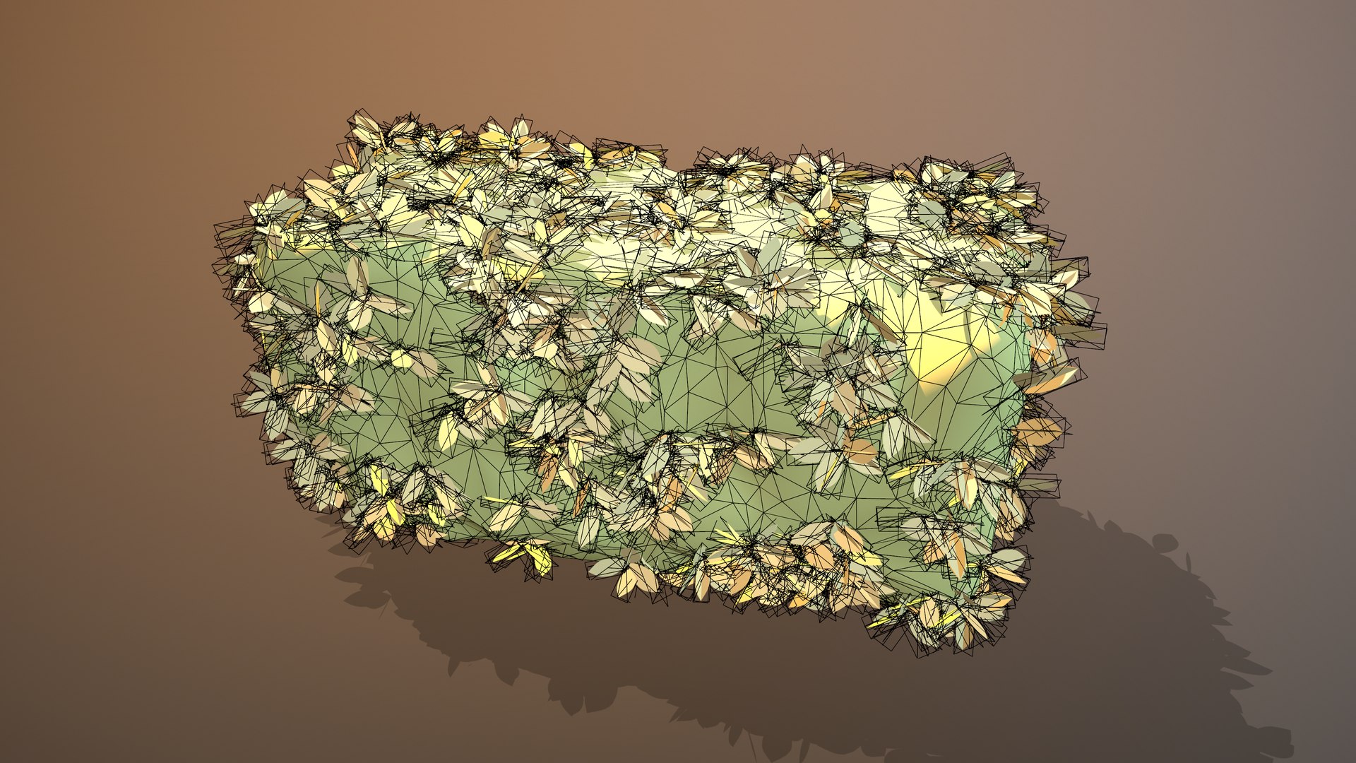 Hedge Stylized 3D Model - TurboSquid 1630301