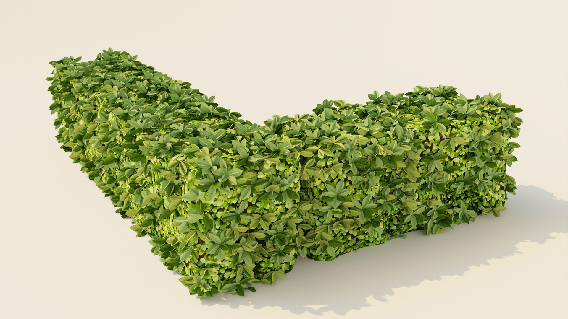 Hedge Stylized 3D Model - TurboSquid 1630301