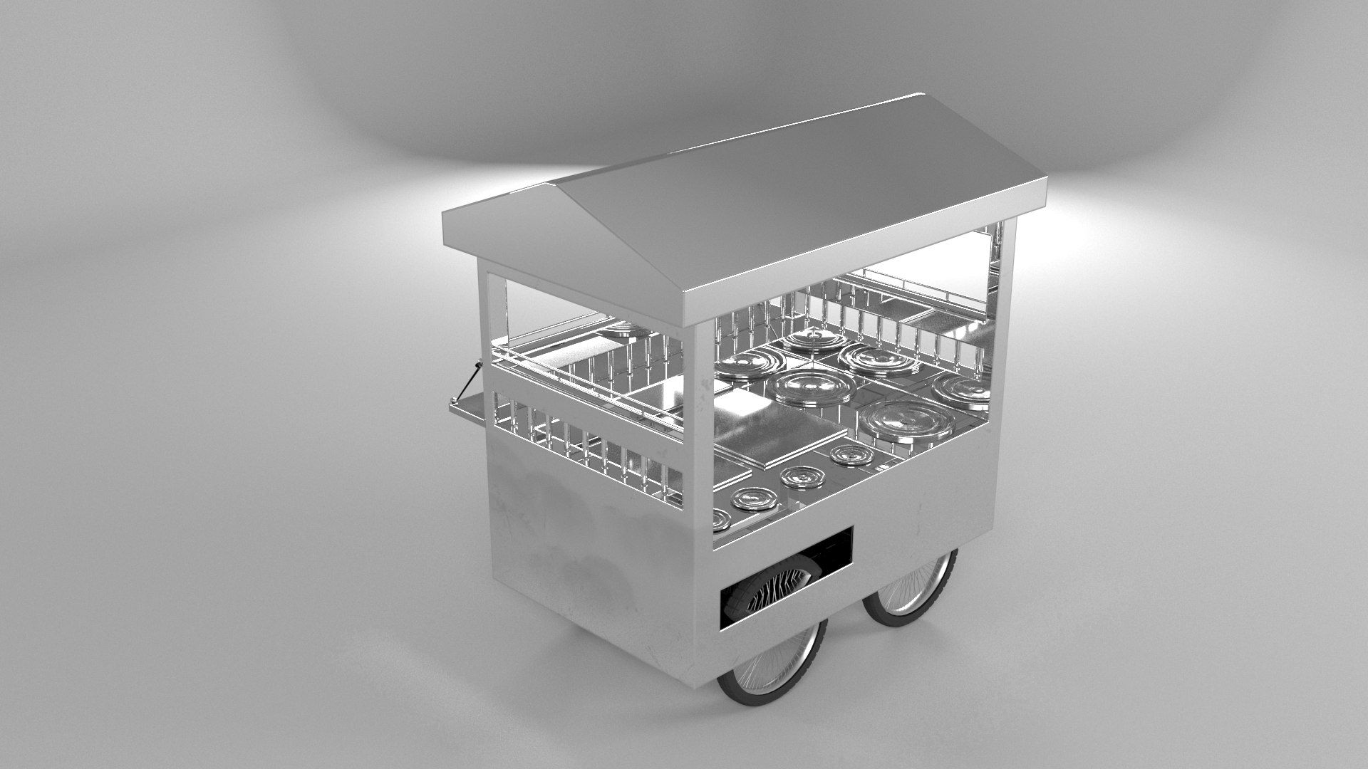 Thela, Hand Cart, India 3D Model - TurboSquid 1854602