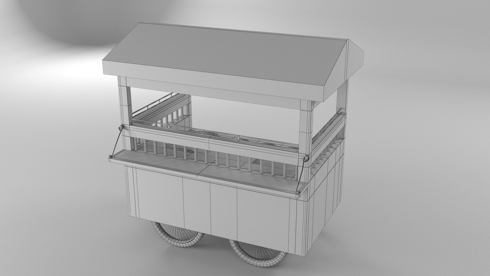 Thela, Hand Cart, India 3D Model - TurboSquid 1854602