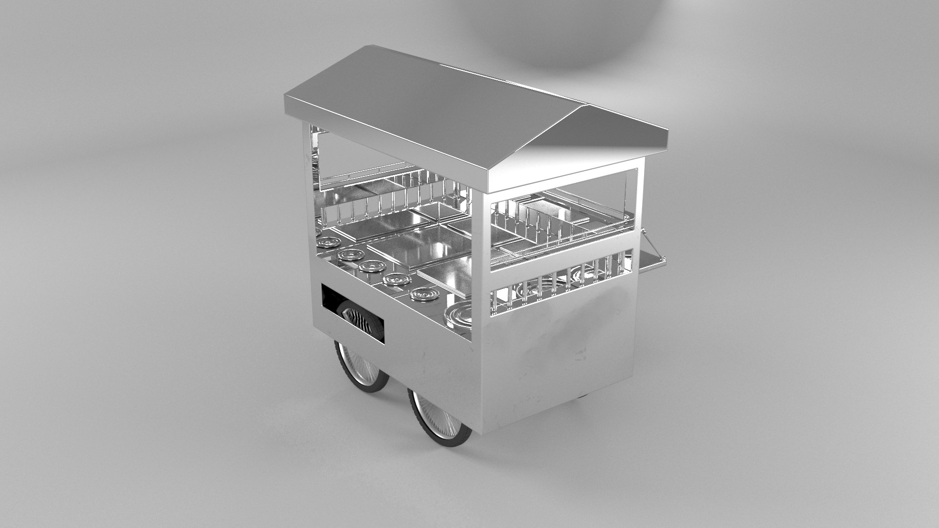 Thela, Hand Cart, India 3D Model - TurboSquid 1854602