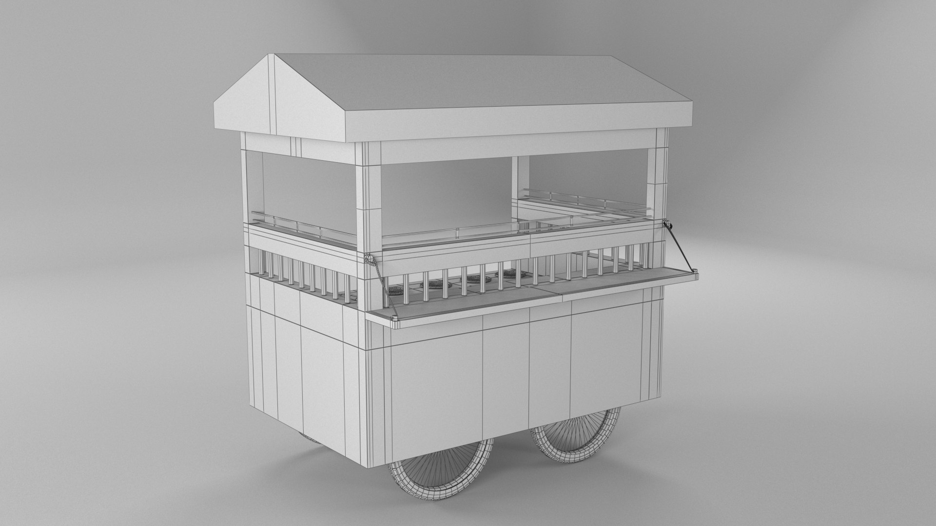 Thela, Hand Cart, India 3D Model - TurboSquid 1854602