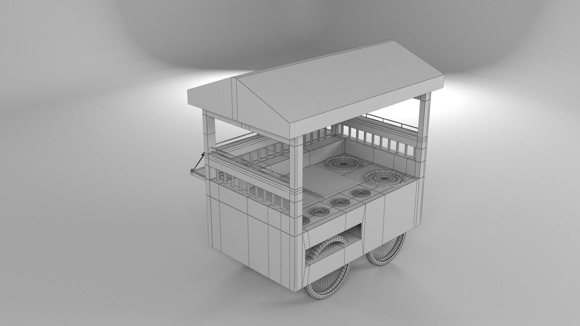 Thela, Hand Cart, India 3D Model - TurboSquid 1854602