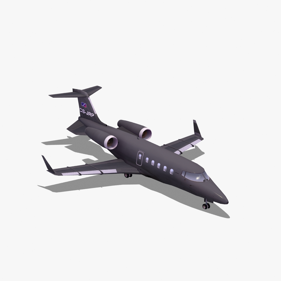 Learjet60 Private Jet Learjet 60 3d Lwo