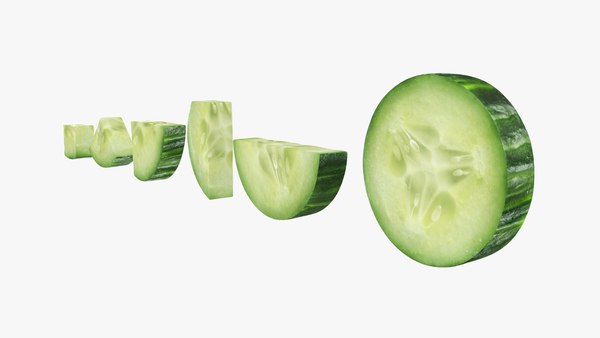 modelo 3d Corte de pepino - TurboSquid 2387542