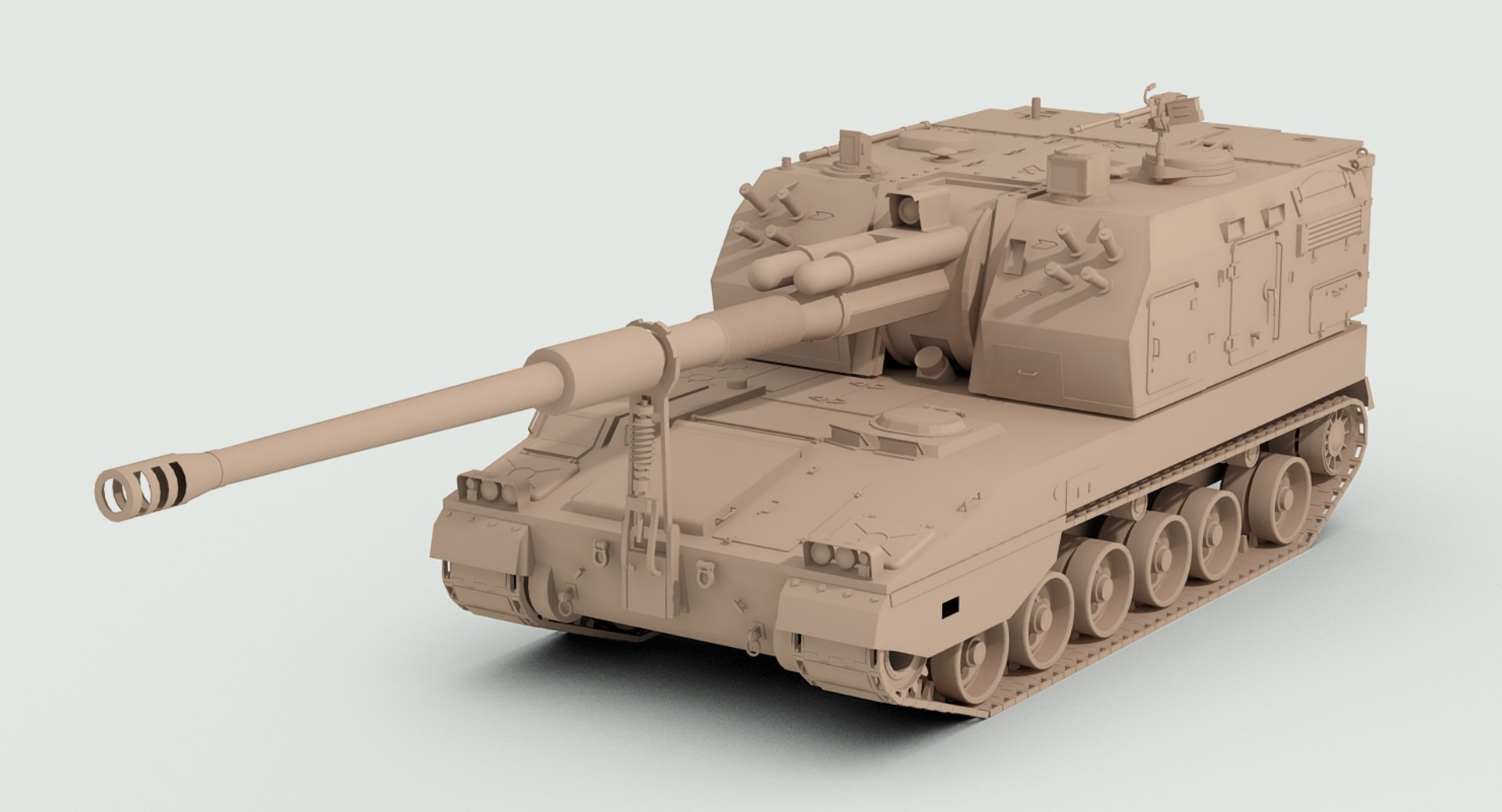 chinese plz 05 howitzer 3d model