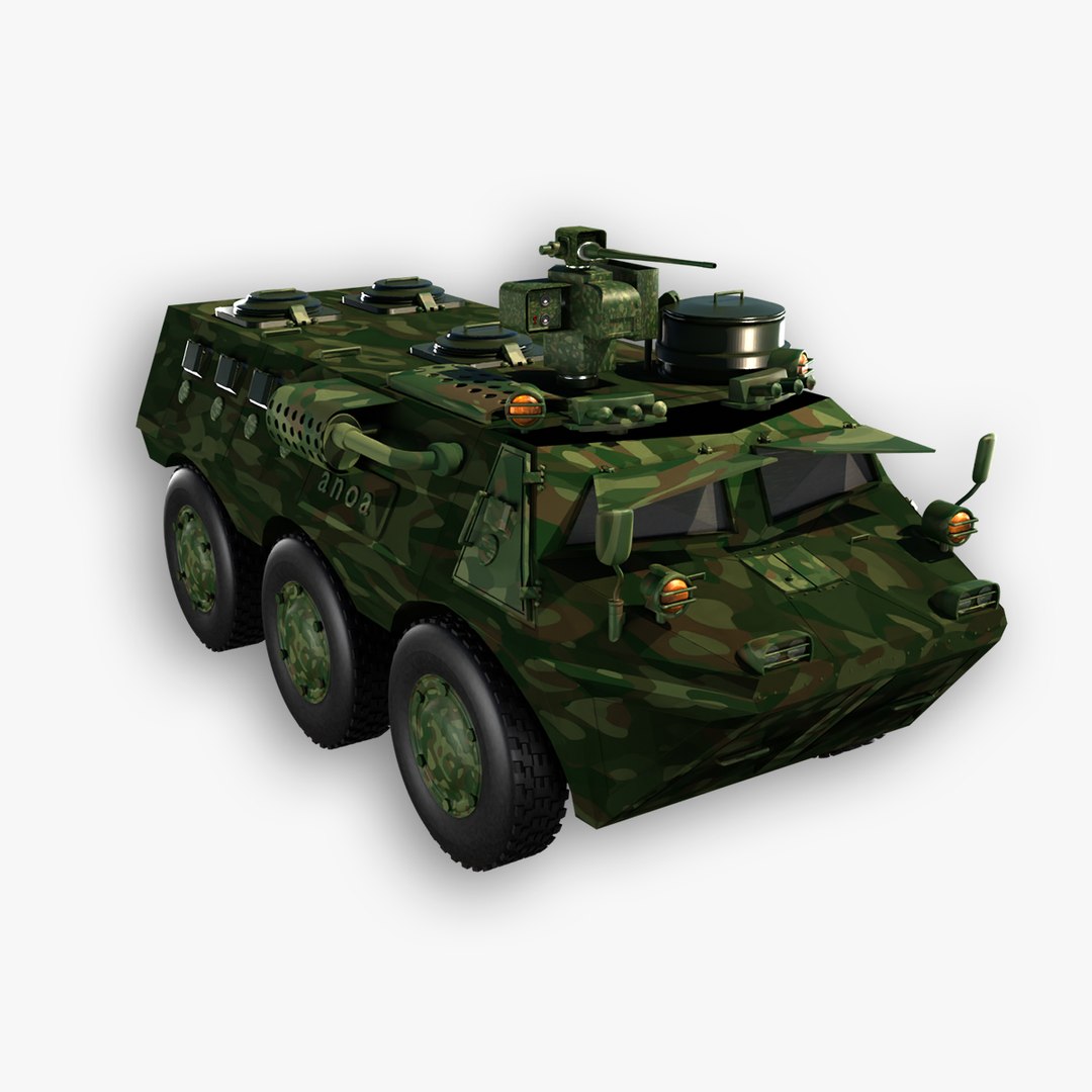 Pindad Anoa 3 Tank 3D model - TurboSquid 1981961