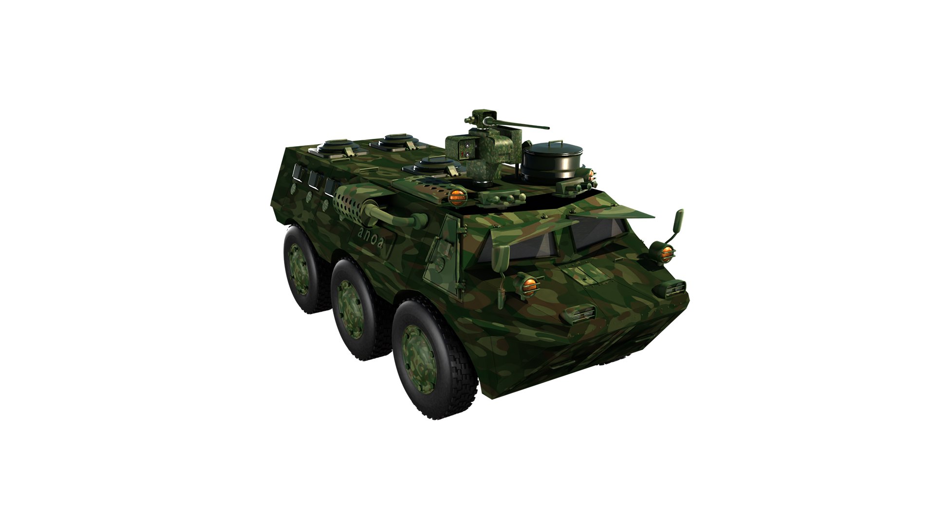 Pindad Anoa 3 Tank 3D Model - TurboSquid 1981961