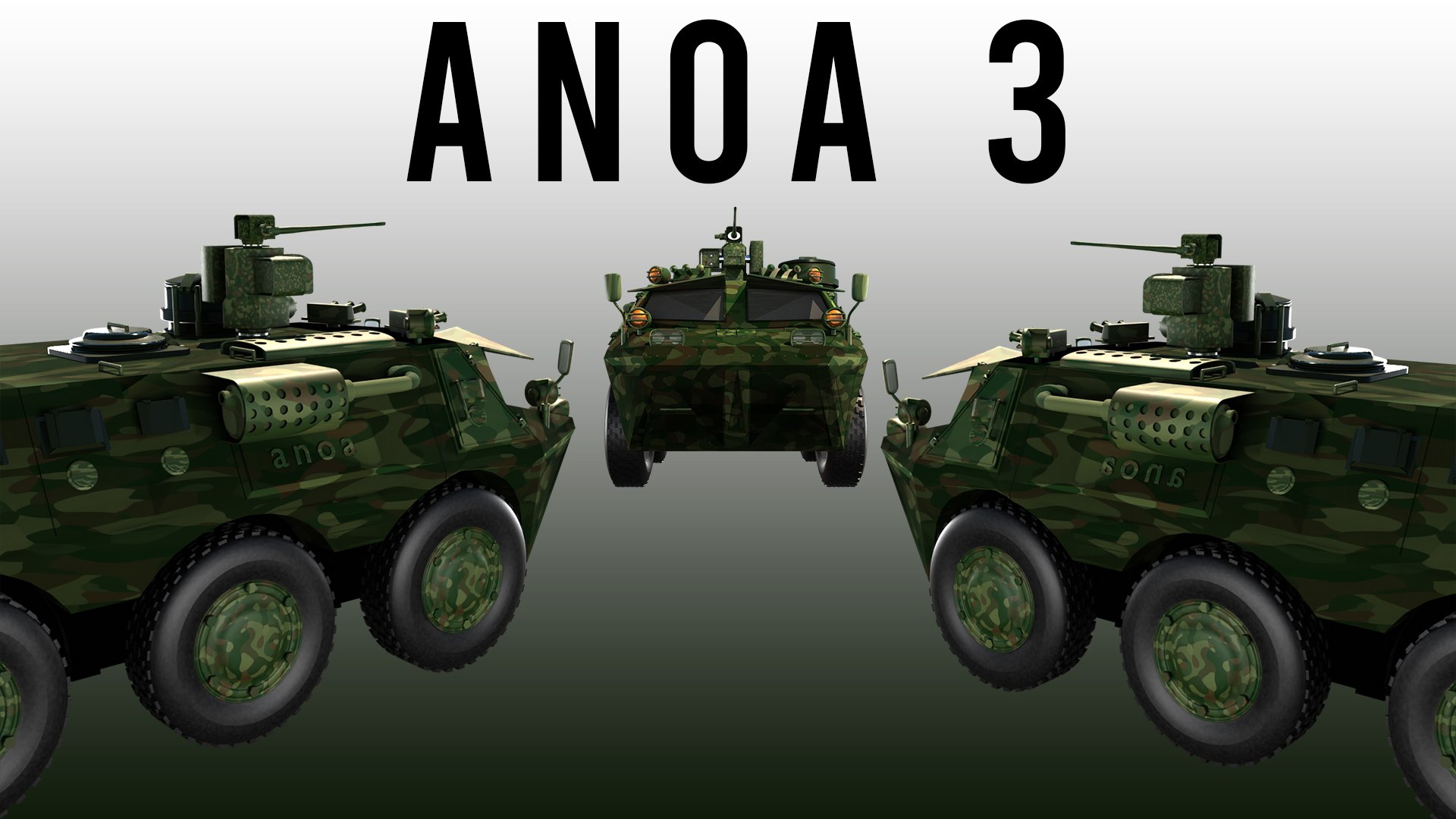 Pindad Anoa 3 Tank 3D Model - TurboSquid 1981961