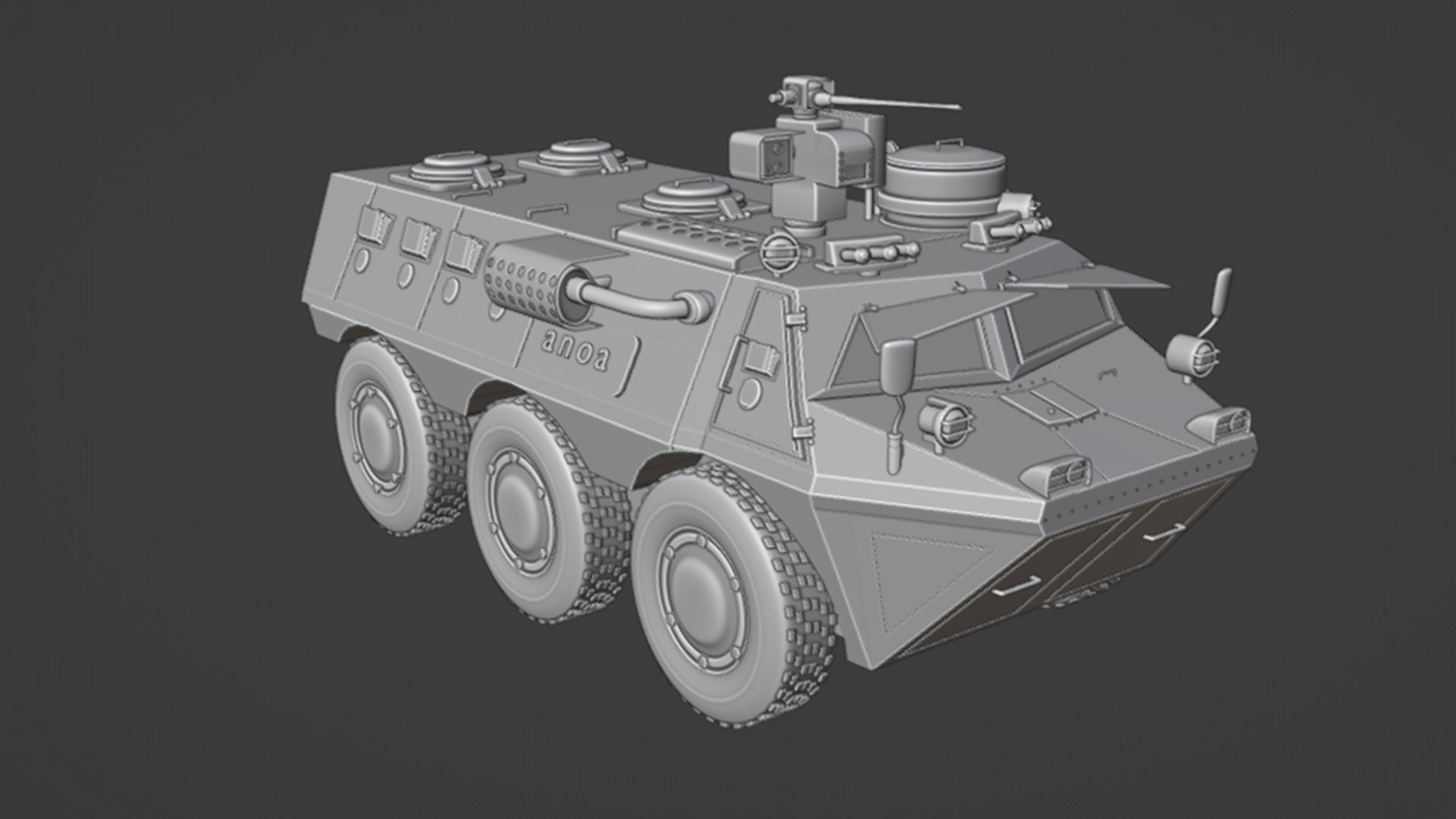 Pindad Anoa 3 Tank 3D Model - TurboSquid 1981961