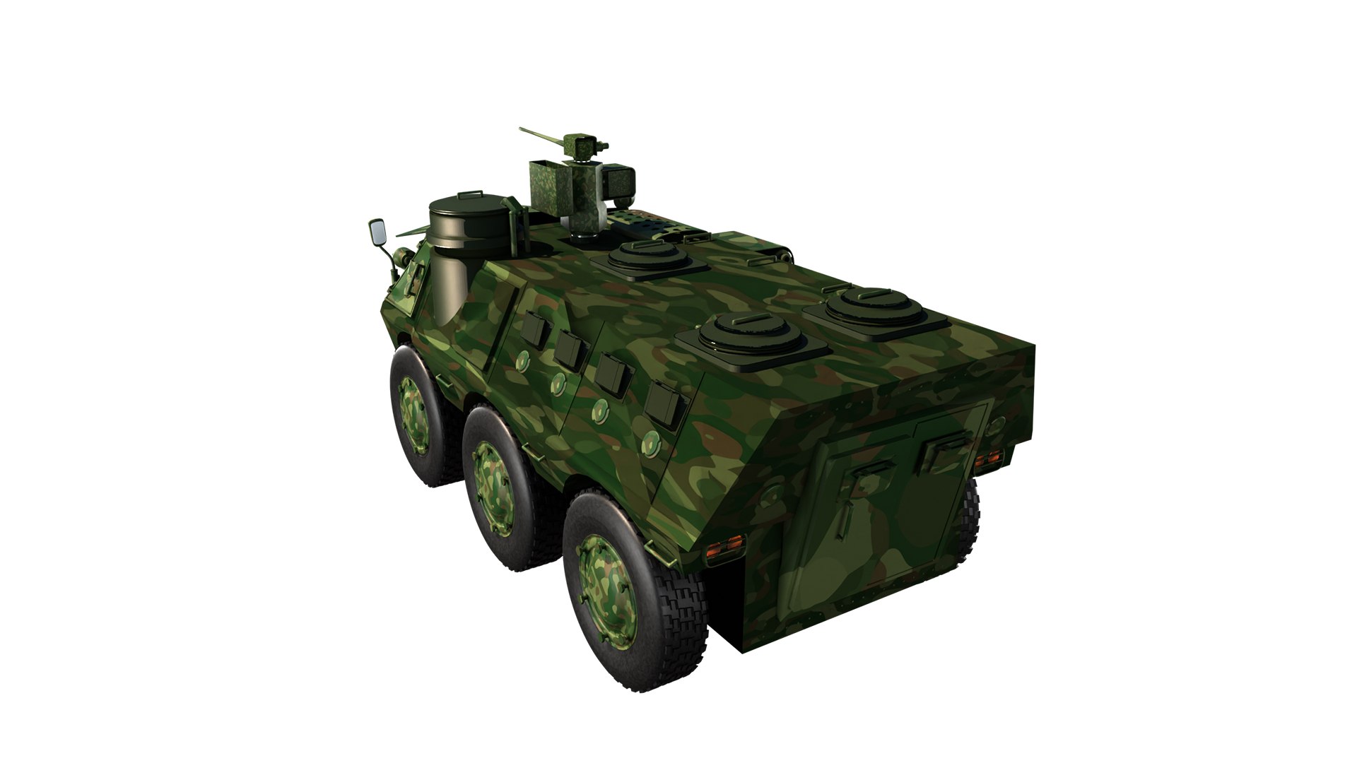 Pindad Anoa 3 Tank 3D Model - TurboSquid 1981961
