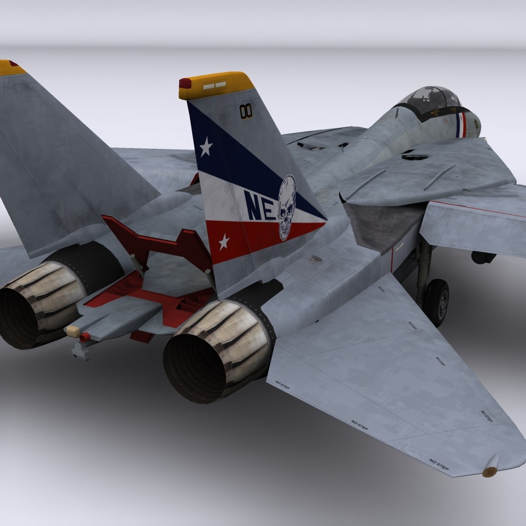 f-14 fighter jet f-14d 3d model