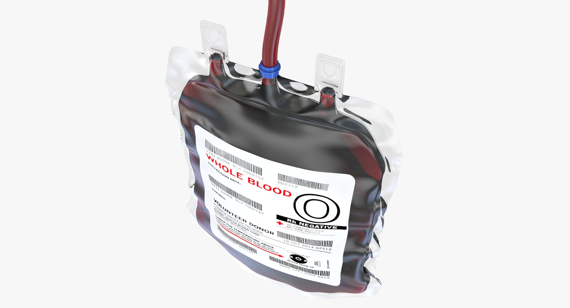 Realistic Blood Bag 3d Model