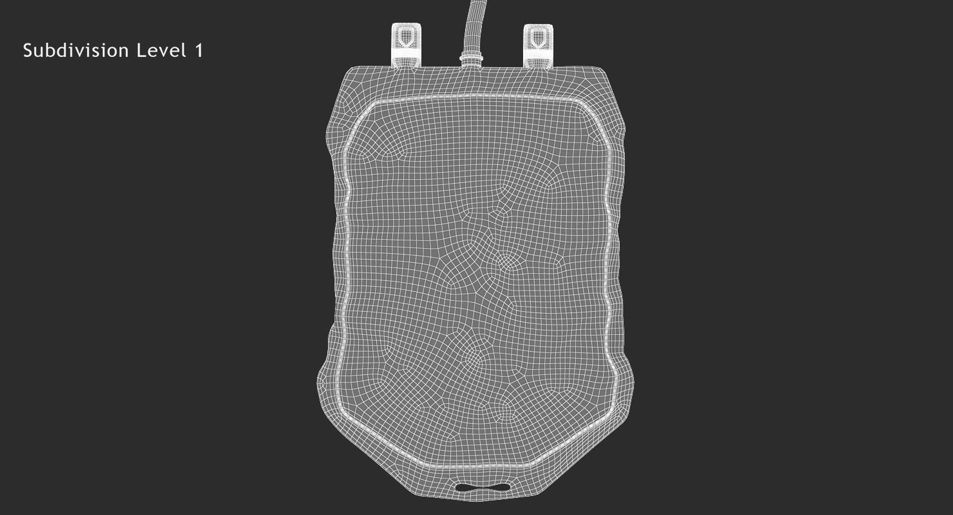 Realistic Blood Bag 3d Model