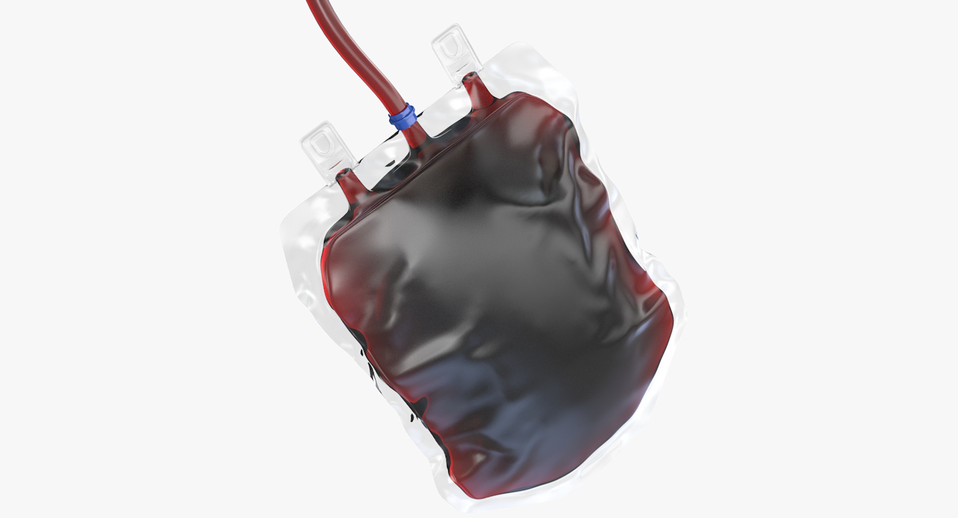 Realistic Blood Bag 3d Model