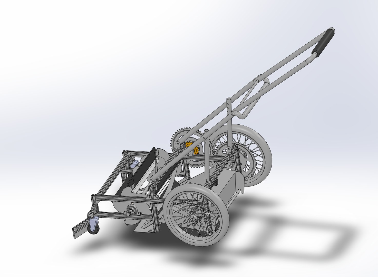 3D Weeding Machine Assembly Model - TurboSquid 1881097