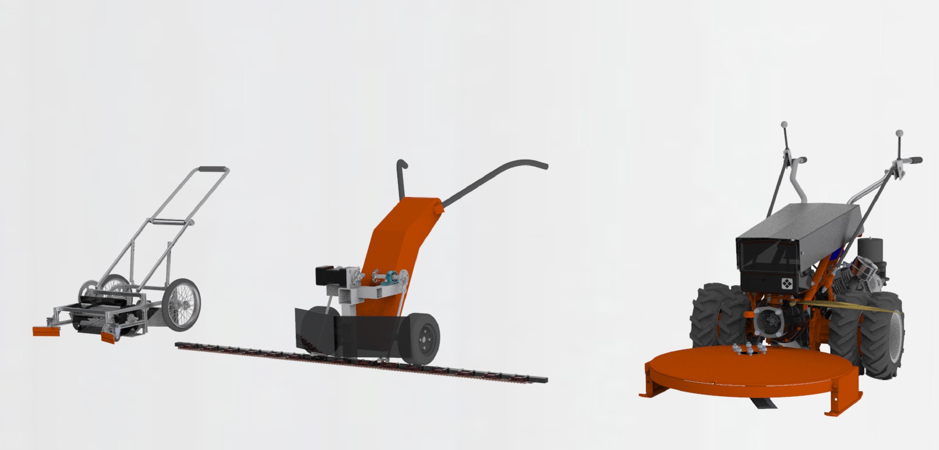 3D Weeding Machine Assembly Model - TurboSquid 1881097