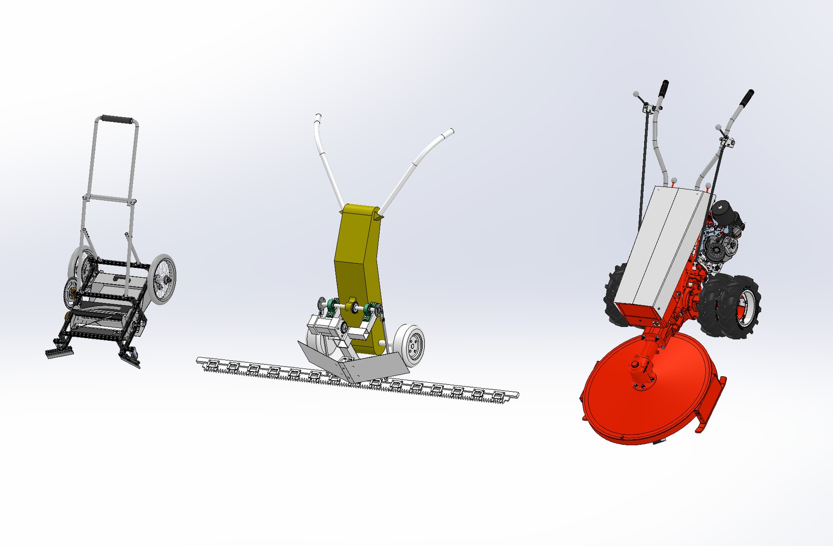 3D Weeding Machine Assembly Model - TurboSquid 1881097